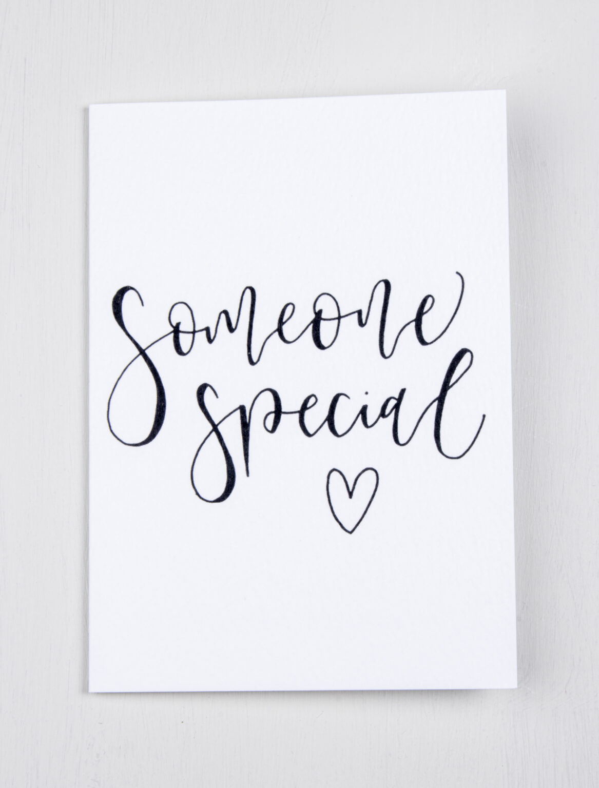 Someone Special Greeting Card - White Card - Olia Jewellery
